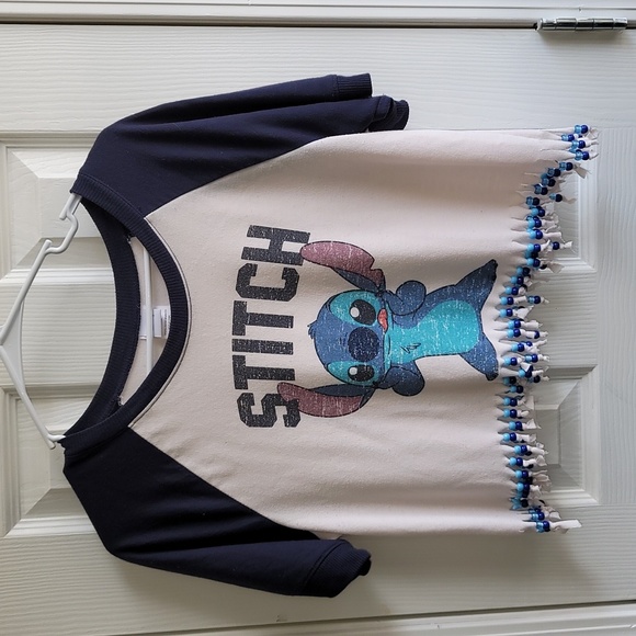 Disney | Tops | Disneys Stich Cropped Top | Poshmark